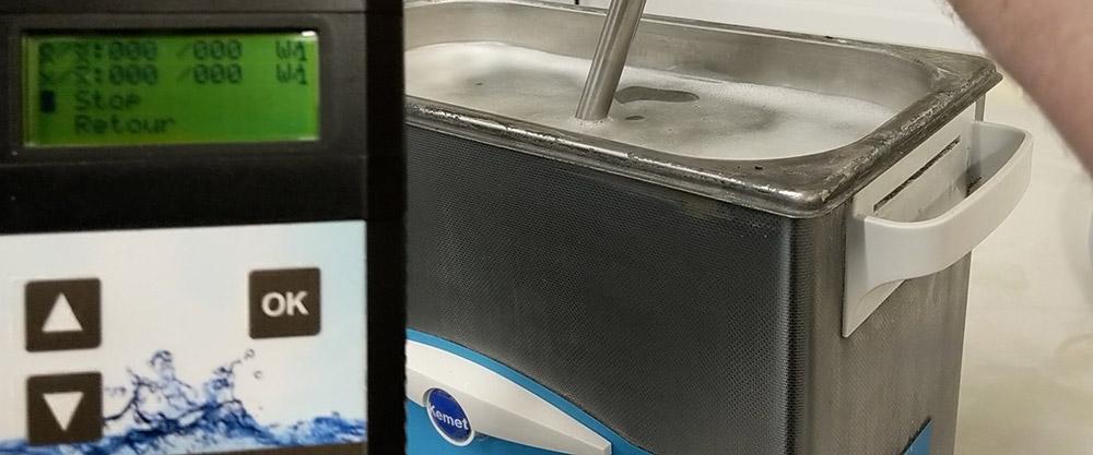 Ultrasonic Cleaning Measurement - Ultrasonic Process Controller - Kemet